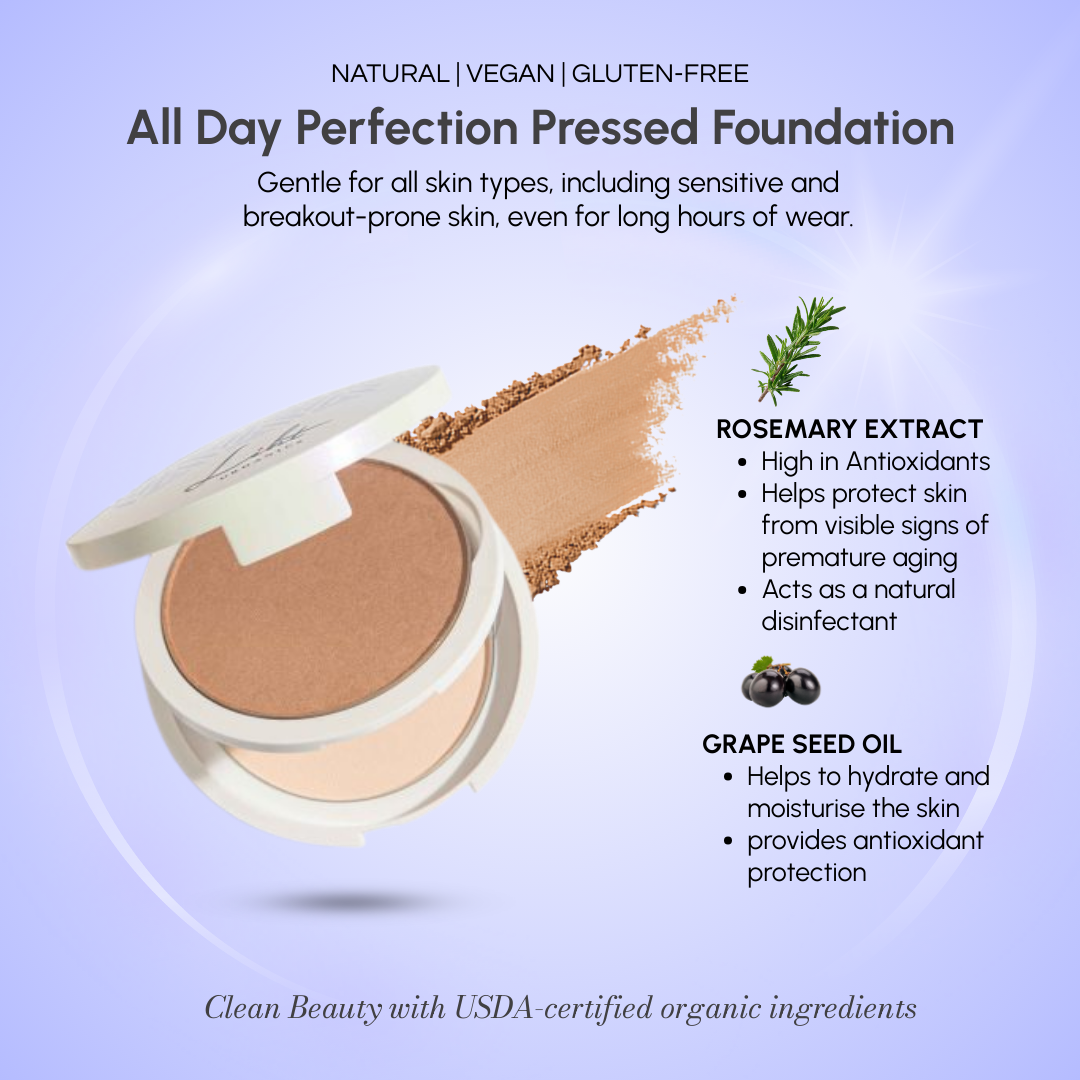 All Day Natural Pressed Foundation | Liht Organics